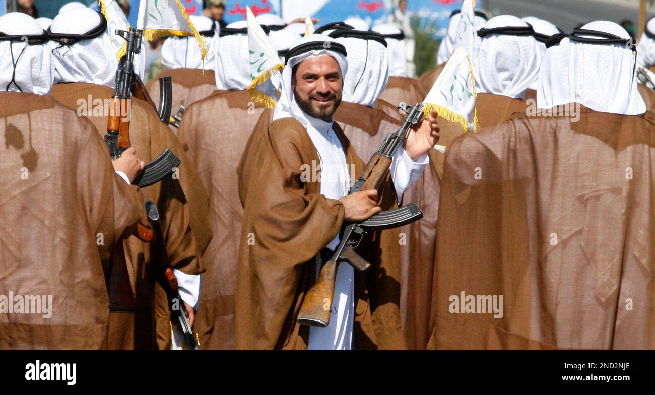 Among his group, an Iranian Arab, who is a member of Basij militia ...