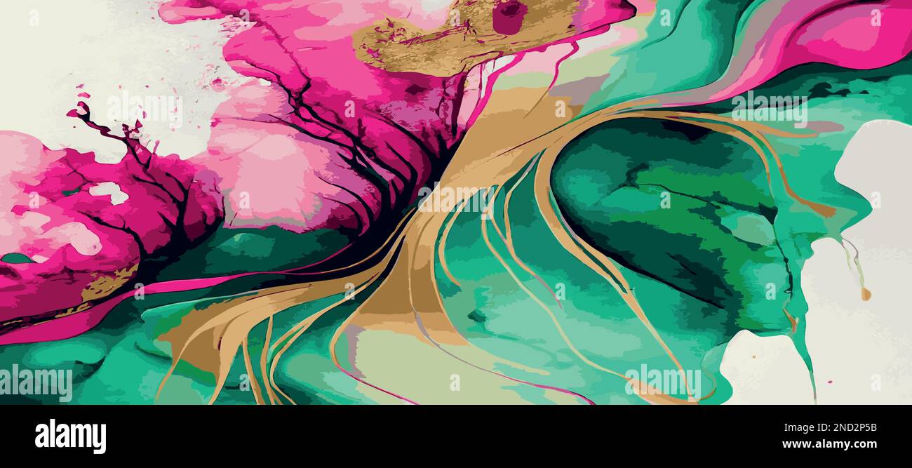 Marble panoramic texture design, colorful multicolored marble surface ...