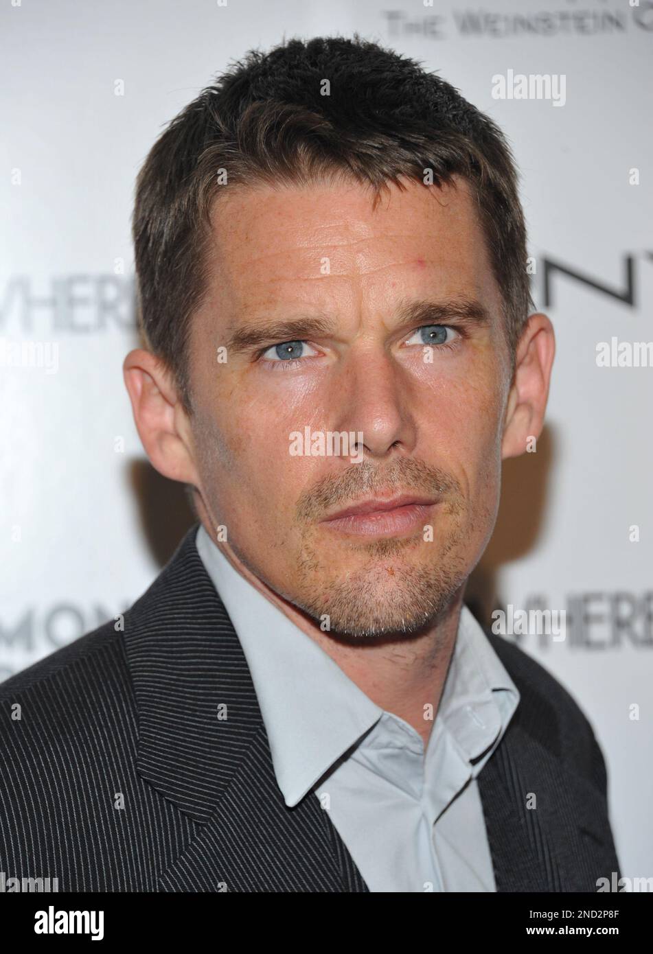 Actor Ethan Hawke attends the premiere of 'Nowhere Boy' at the Tribeca ...