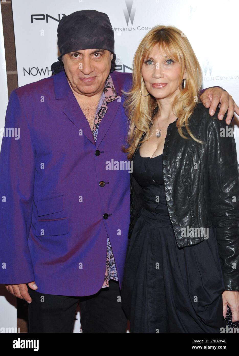 Steven Van Zandt and wife Maureen attends the premiere of 'Nowhere Boy ...