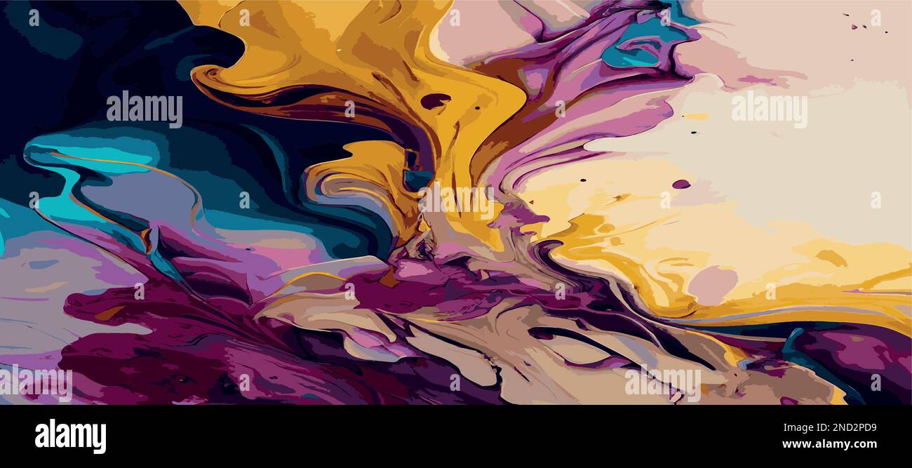 Marble panoramic texture design, colorful multicolored marble surface ...