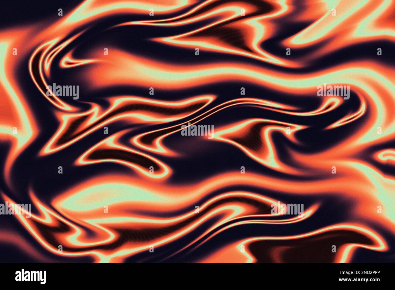 Fire Liquid Iridescent Background. Iridescent chrome wavy gradient ...
