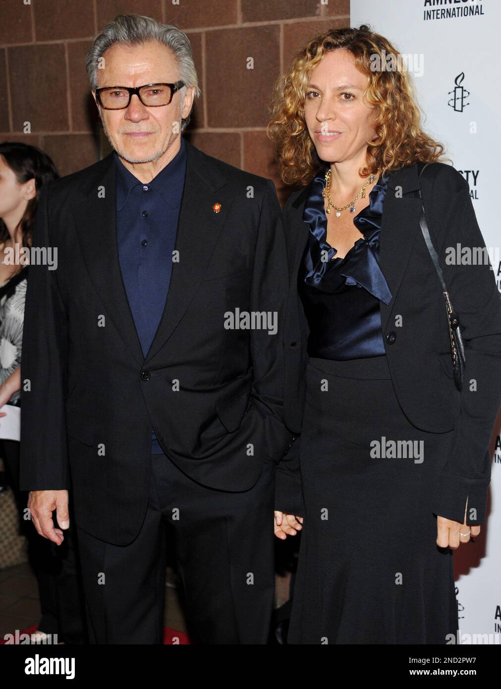 Actor Harvey Keitel and wife Daphna Kastner attend the premiere of ...