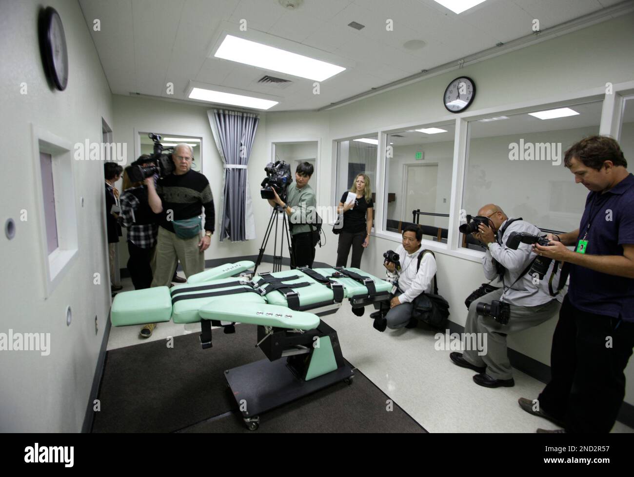 The new lethal injection facility at San Quentin State Prison in San ...