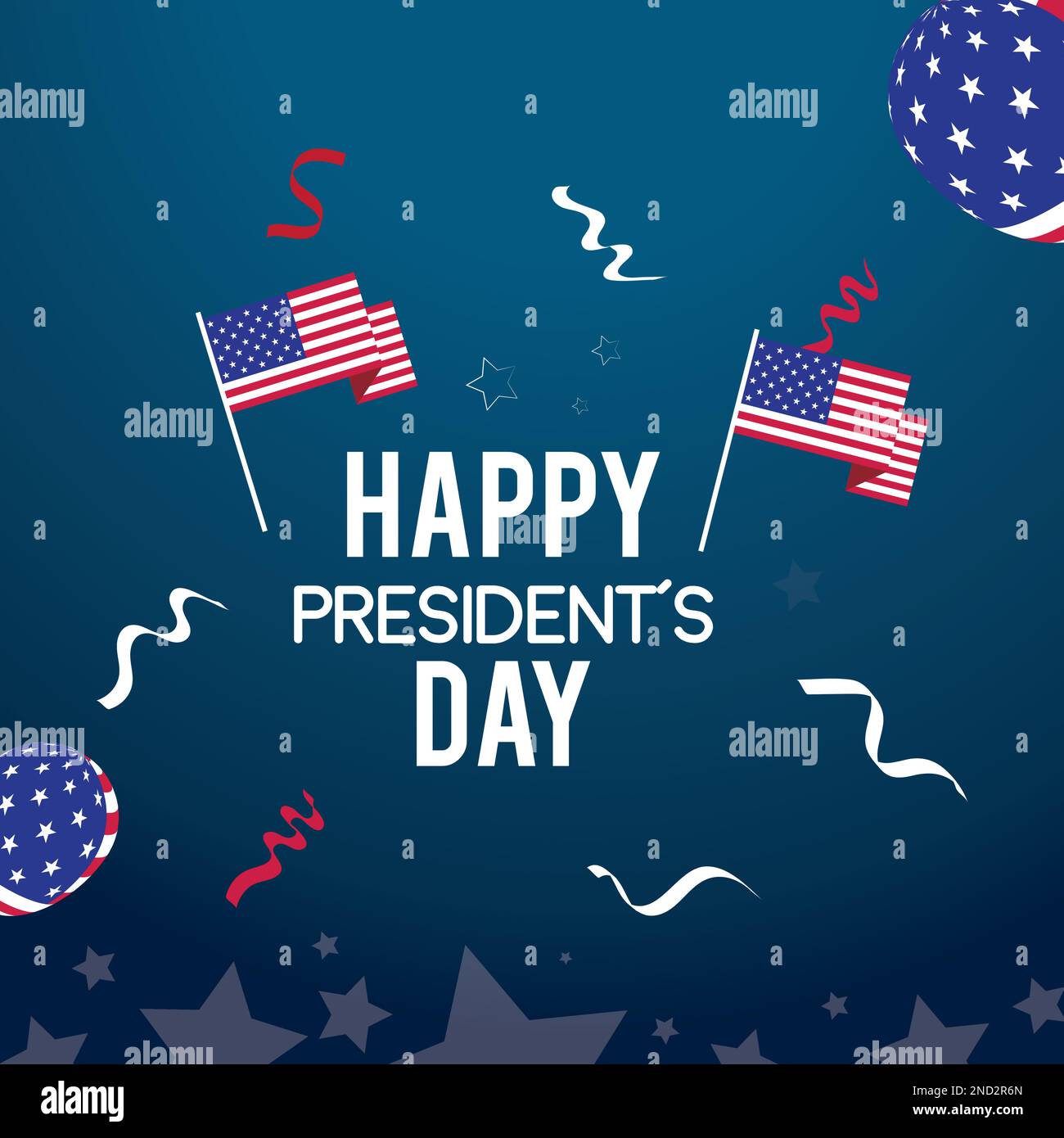 Colored happy president day poster Vector Stock Vector Image & Art - Alamy