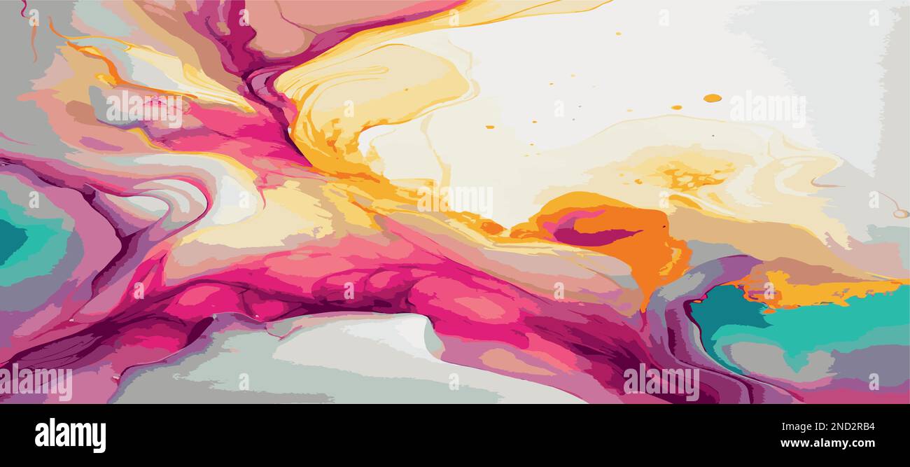 Marble panoramic texture design, colorful multicolored marble surface ...