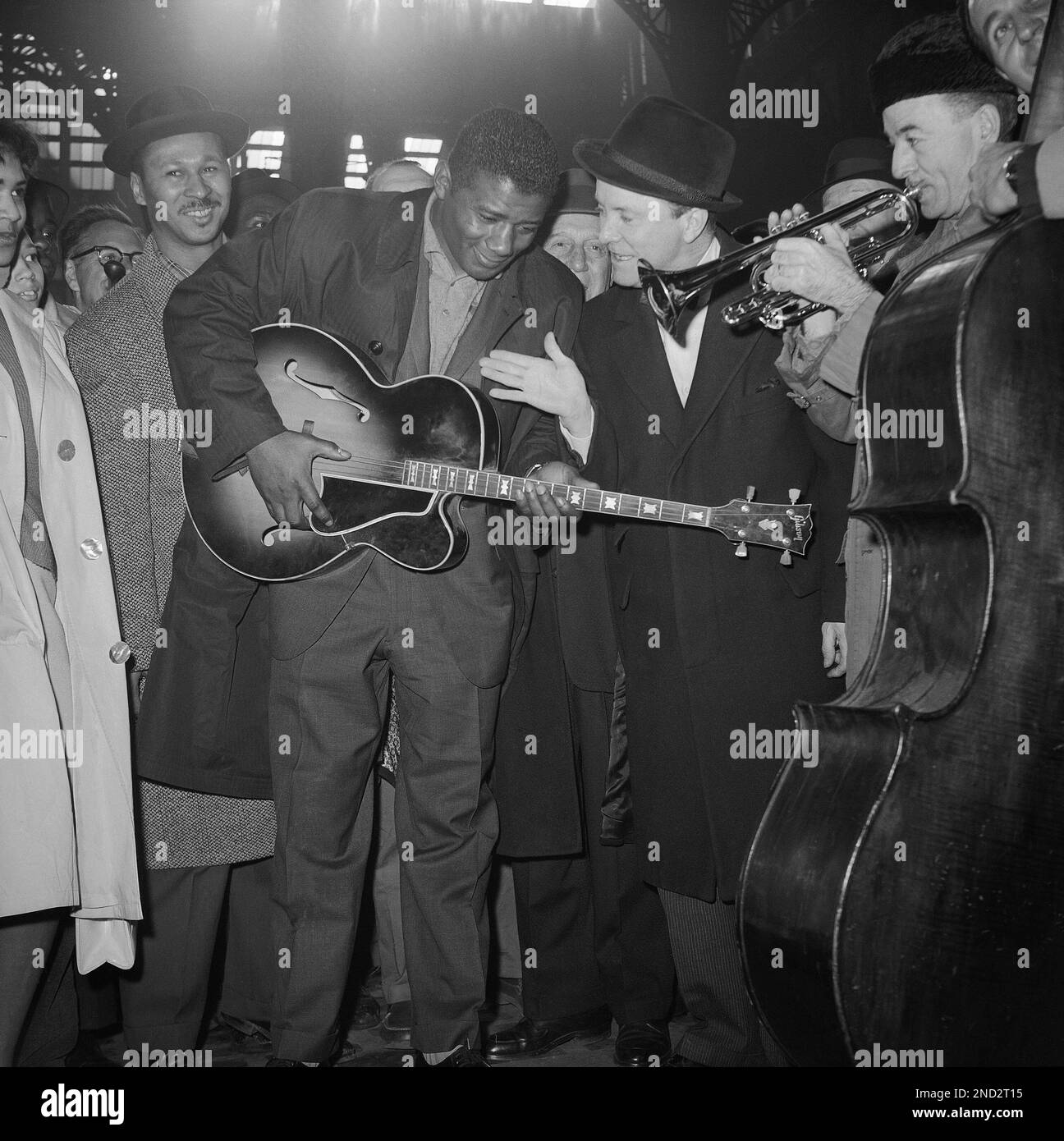 World Heavyweight boxing champion Floyd Patterson joins in fun on ...