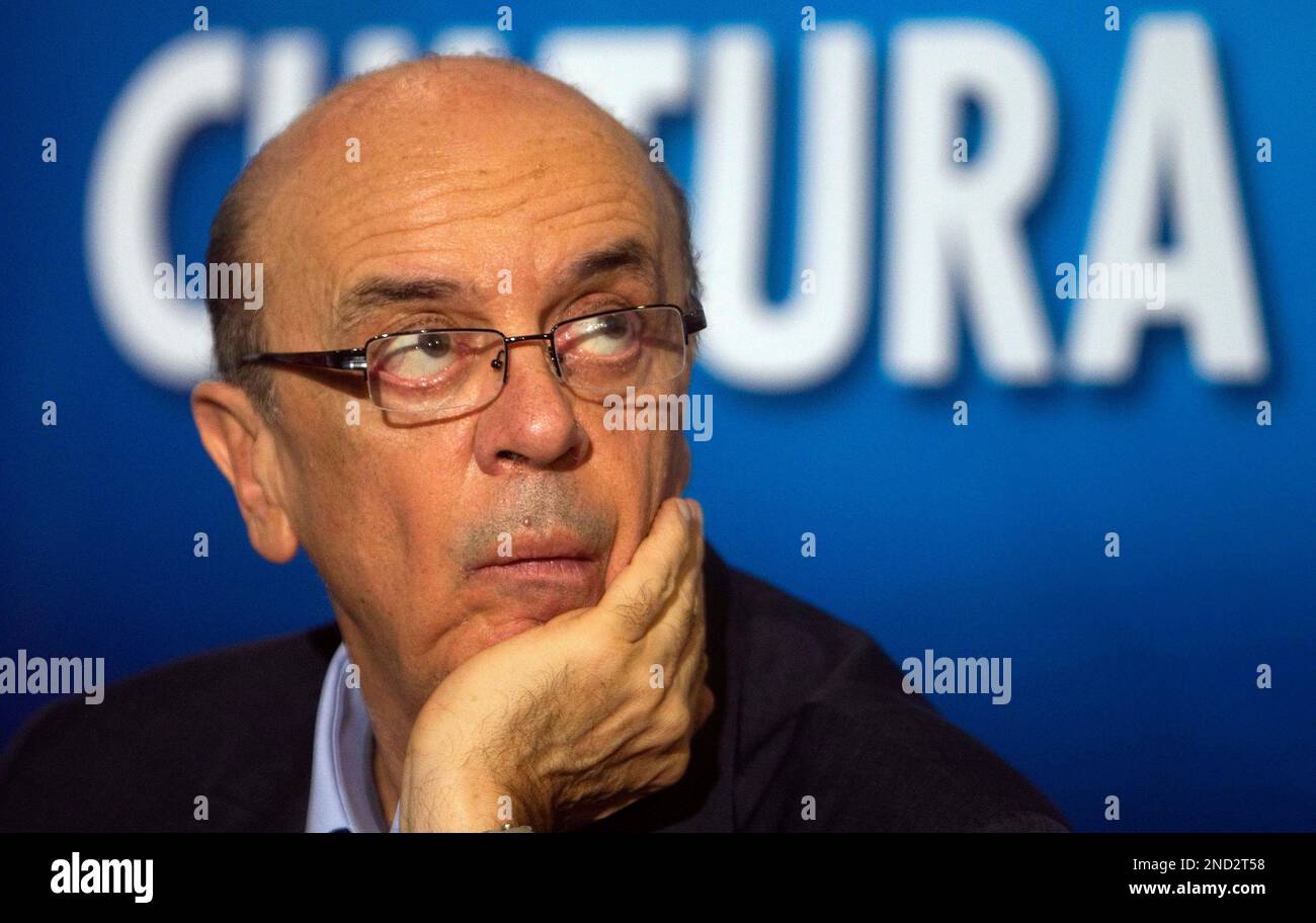 Jose Serra, presidential candidate for the Brazilian Social Democracy ...