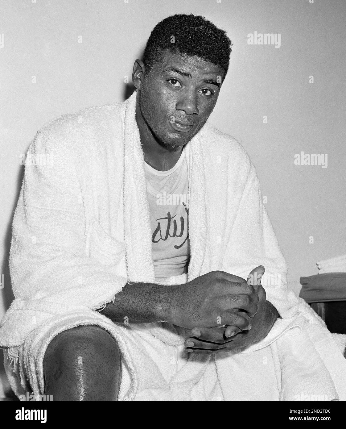 Floyd Patterson shown August 17, 1958 who will be wielding these hands ...