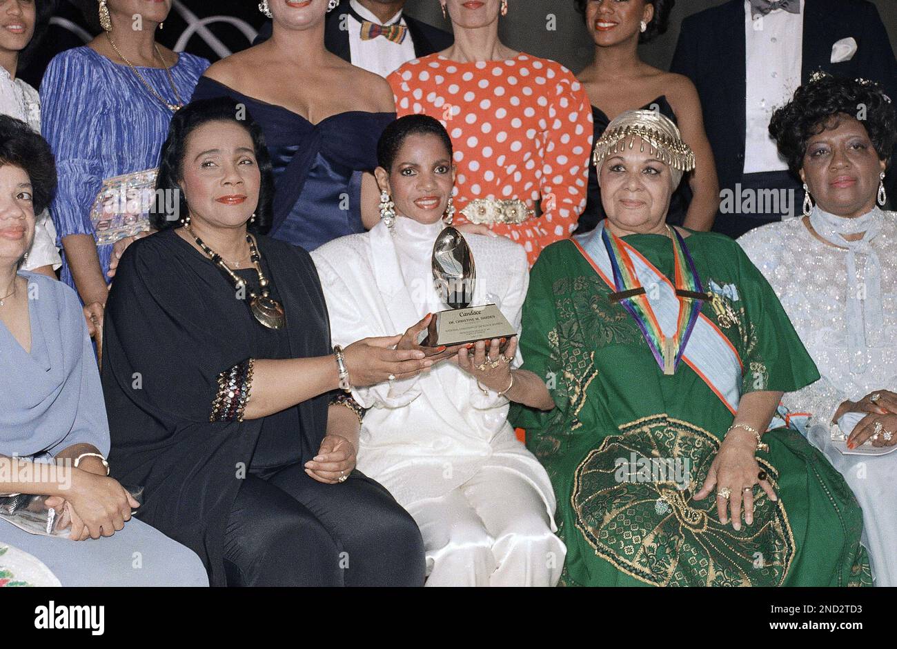 Coretta Scott King, Melba Moore, and former dancer Katherine Dunham at ...