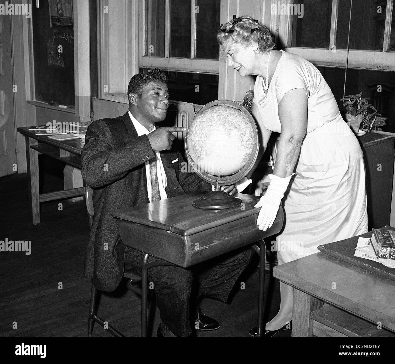 Heavyweight champ, Floyd Patterson, paid a visit in New York’s Lower ...