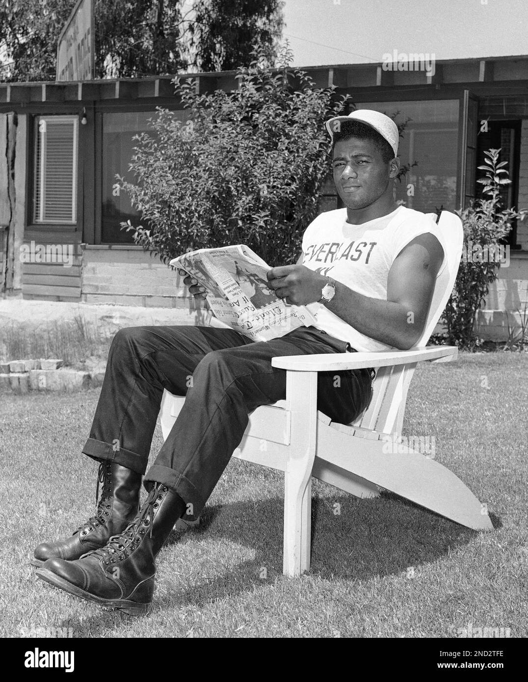 All the hard work is behind Floyd Patterson as the heavyweight champion ...