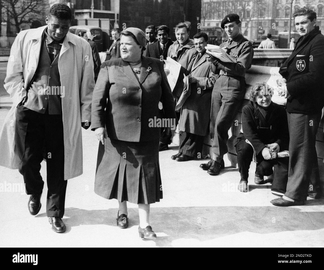 World heavyweight boxing champion Floyd Patterson and Labor Member of ...