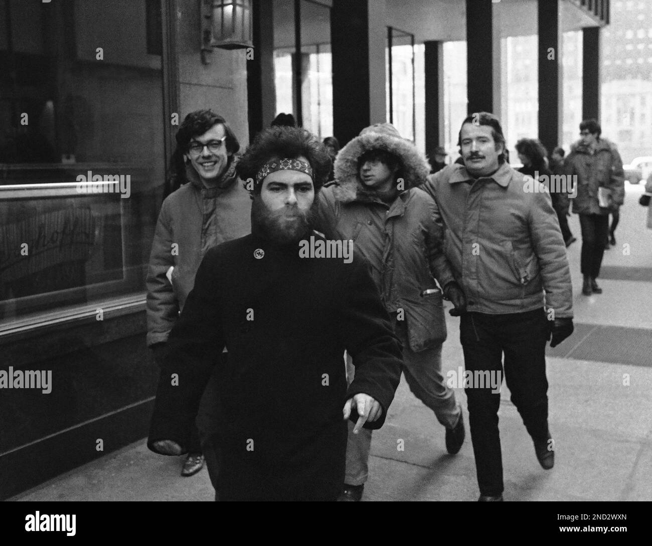 Four of the “Chicago Seven,” charged with conspiracy to incite riots at ...