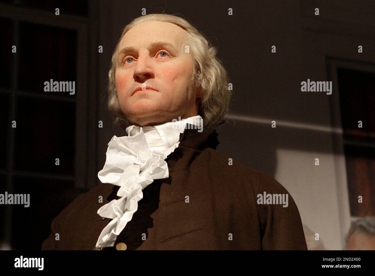 In this Thursday, Sept. 9, 2010 photo, a life-size wax figure of George ...
