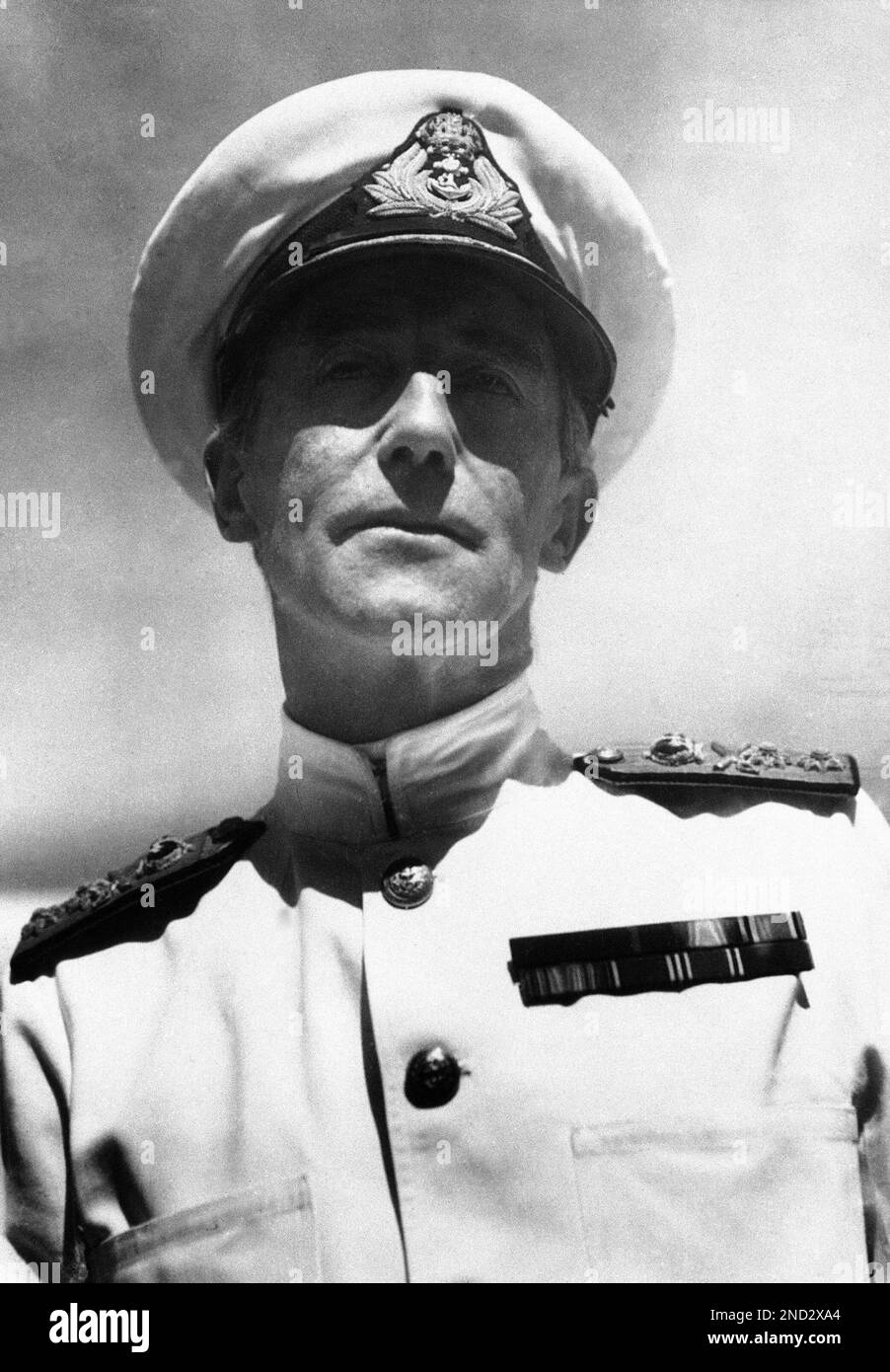 Vice Admiral Sir Bernard Rawlings, who is Commander of the British ...