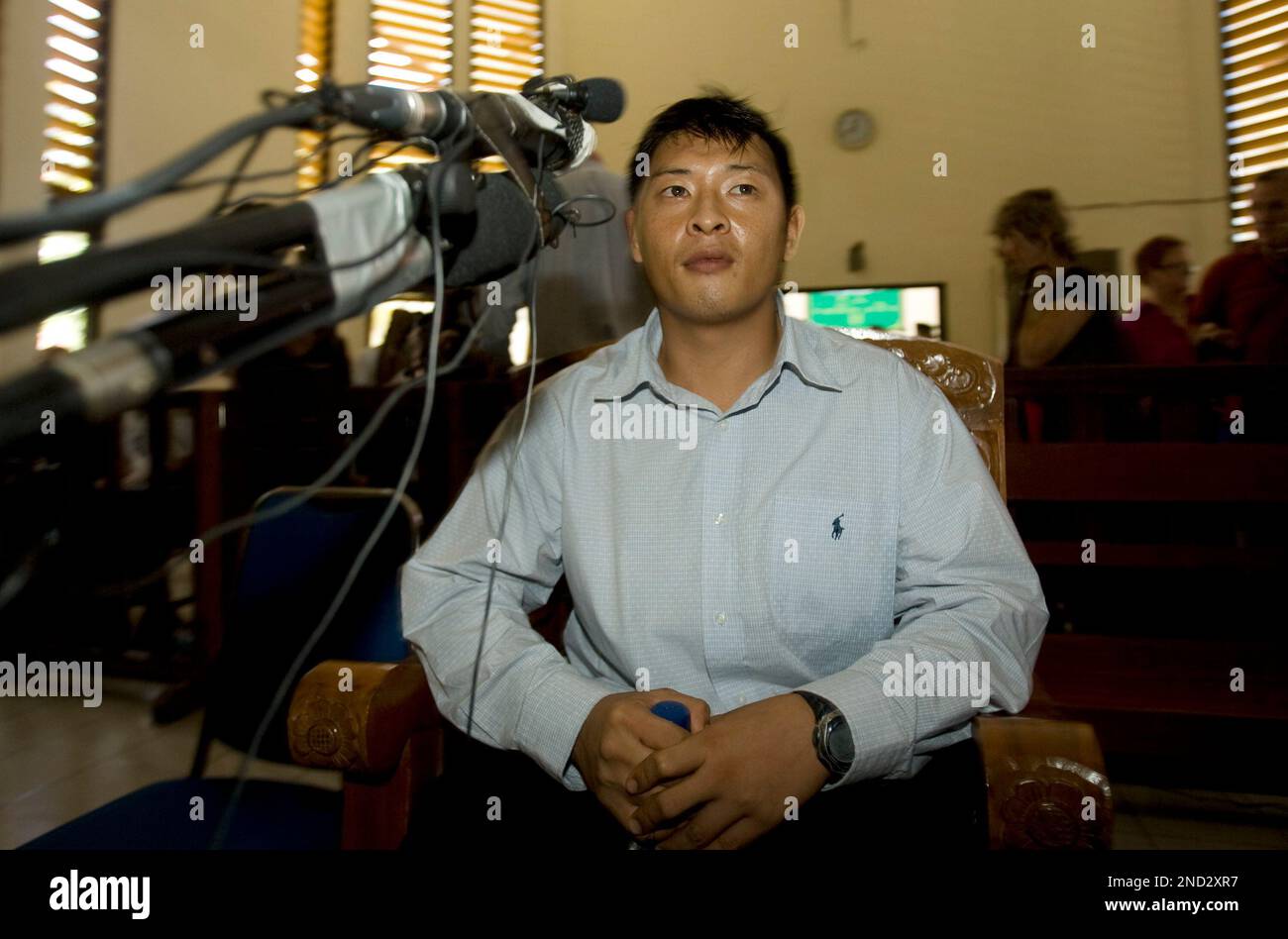 Australian death-row prisoner Andrew Chan sits at a court room before ...