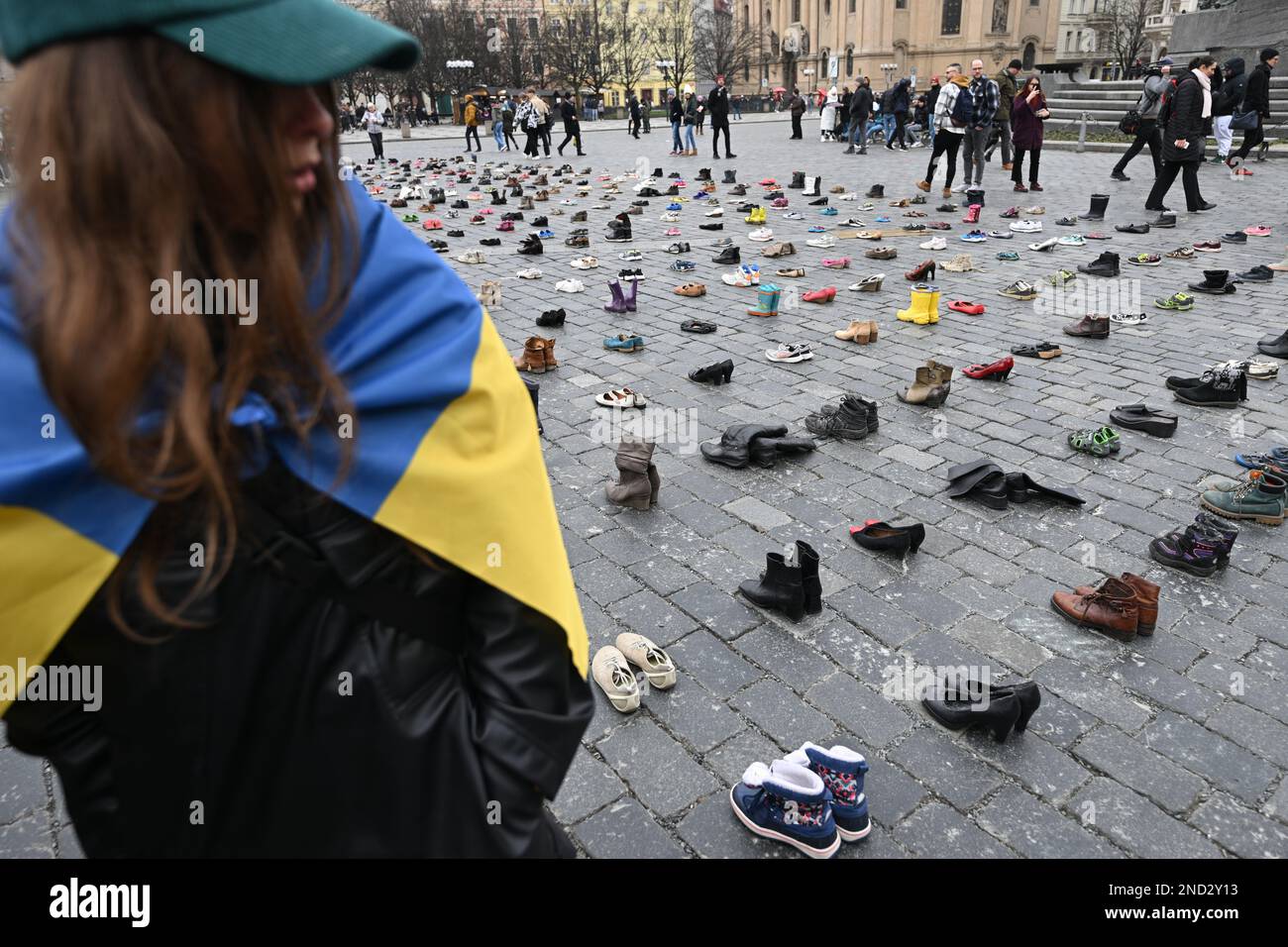 Prague, Czech Republic. 15th Feb, 2023. Rally of Amnesty International ...