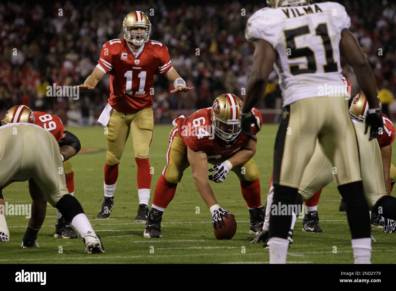 San Francisco 49ers quarterback Alex Smith (11) in action during the ...