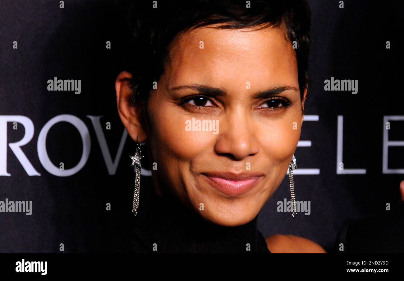 Actress Halle Berry attends a Swarovski charity auction benefiting the ...