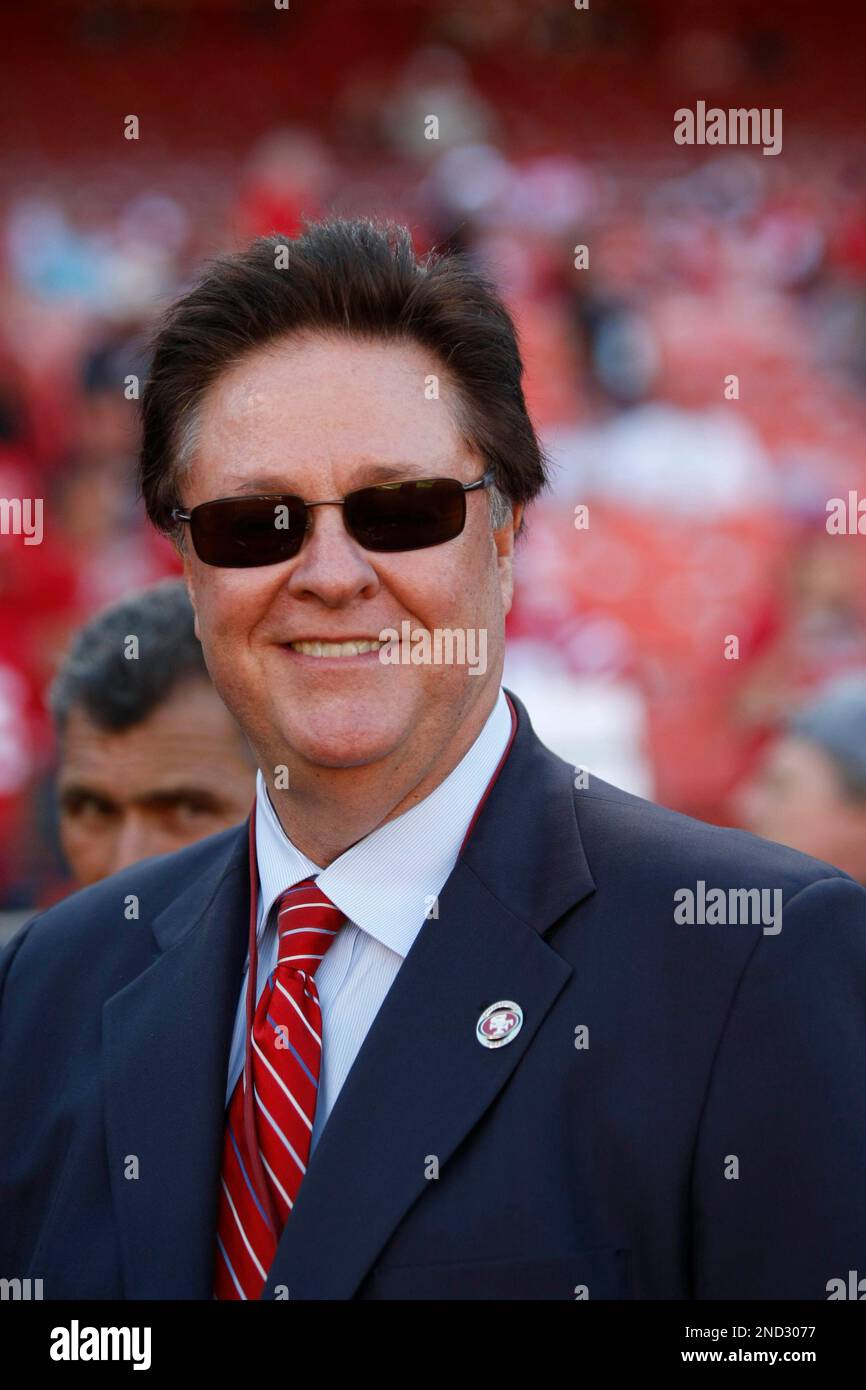 San Francisco 49ers owner John York on the sidelines before an NFL ...