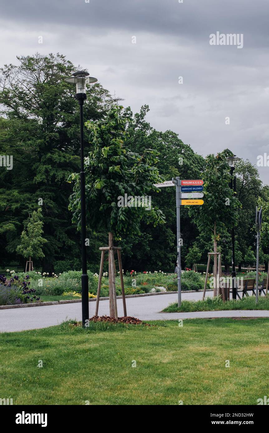 Smetanovy gardens park hi-res stock photography and images - Alamy