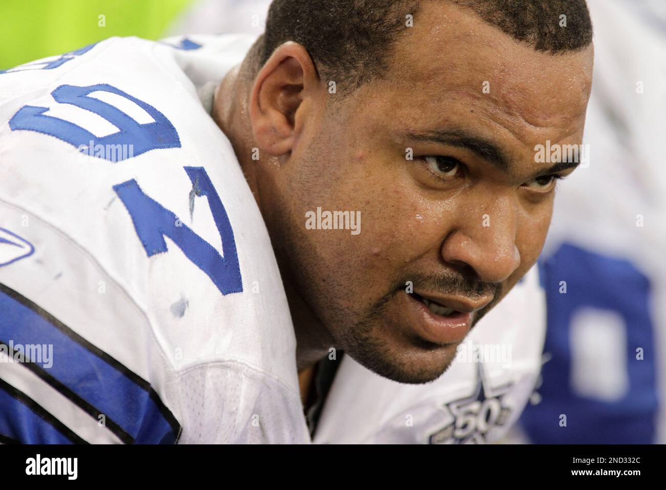 Dallas Cowboys defensive end Jason Hatcher (97) during an NFL football ...