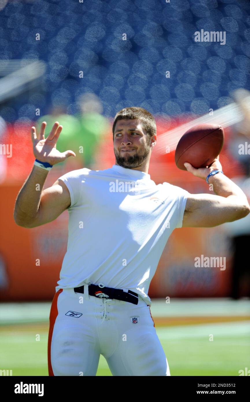 prior to an NFL football game Sunday, Sept. 19, 2010, in Denver. (AP ...
