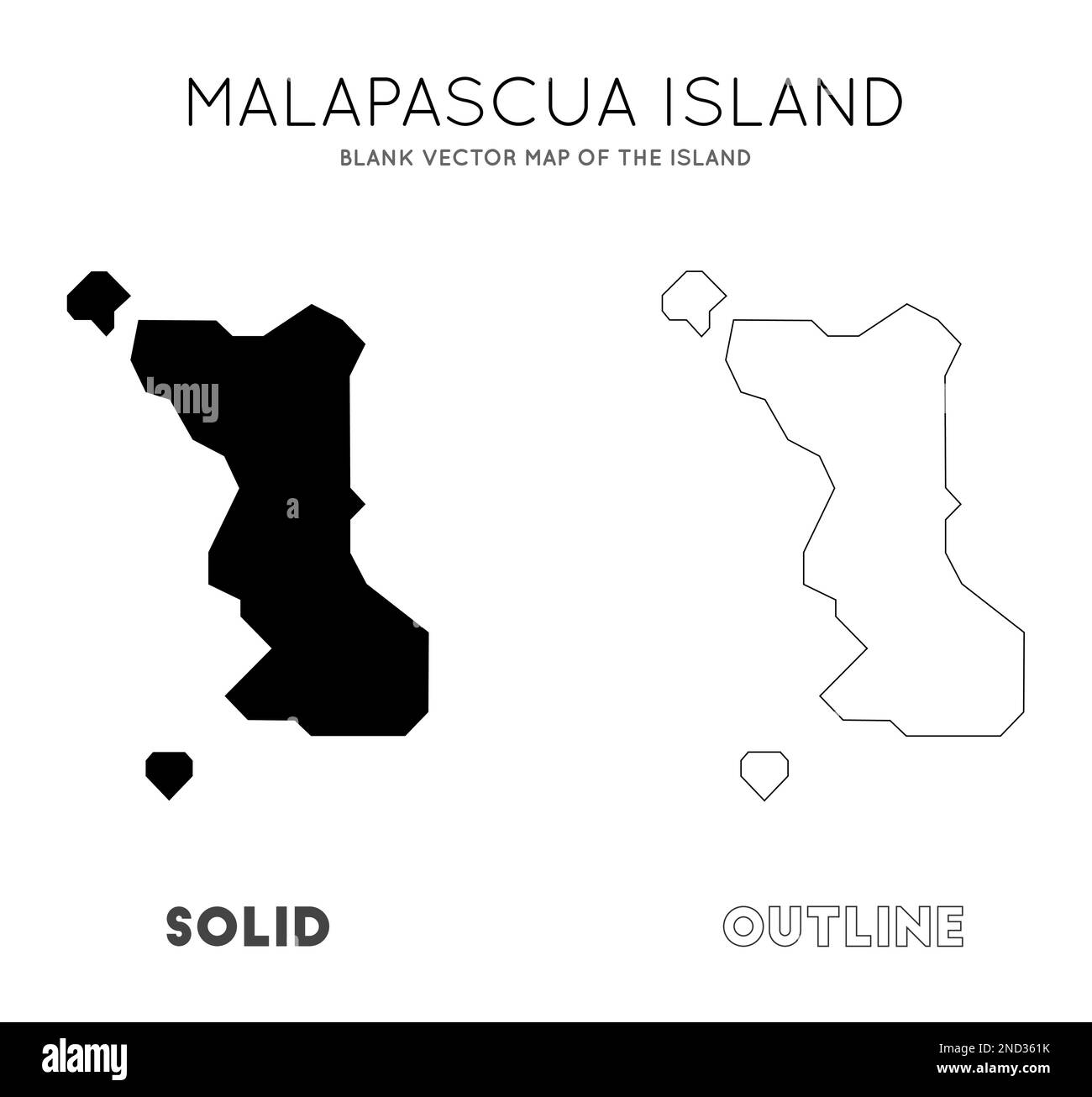 Malapascua island map Stock Vector Images - Alamy