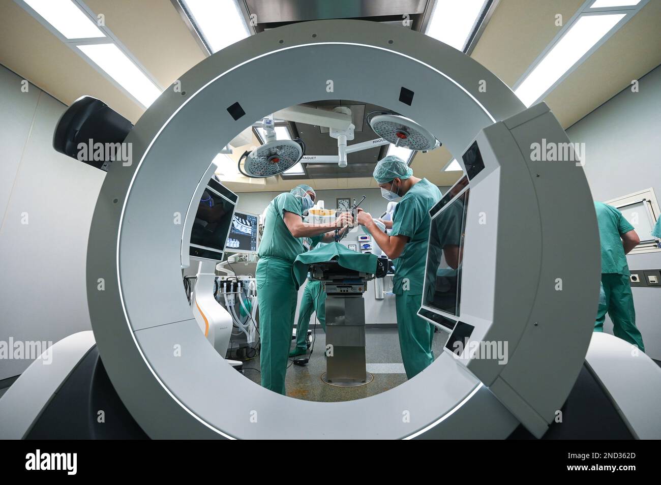 15 February 2023, Saxony-Anhalt, Halle (Saale): The Bergmannstrost ...