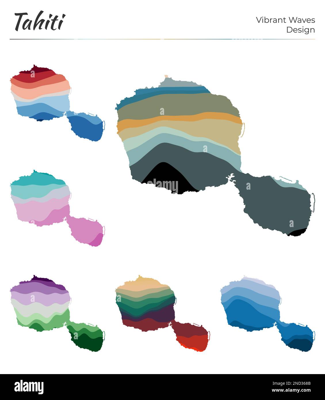 Tahiti map Stock Vector Images - Alamy