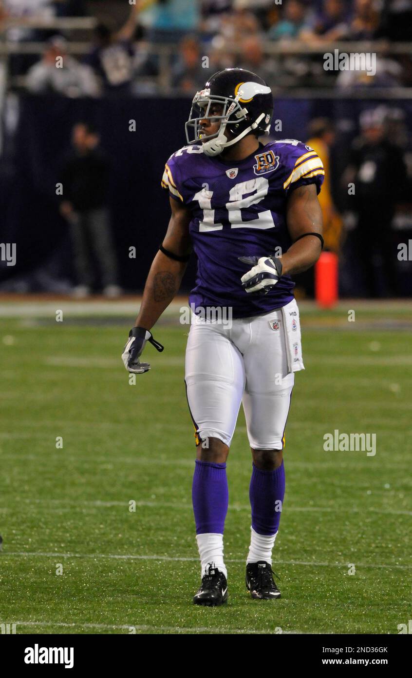 Minnesota Vikings wide receiver Percy Harvin during the second half of ...