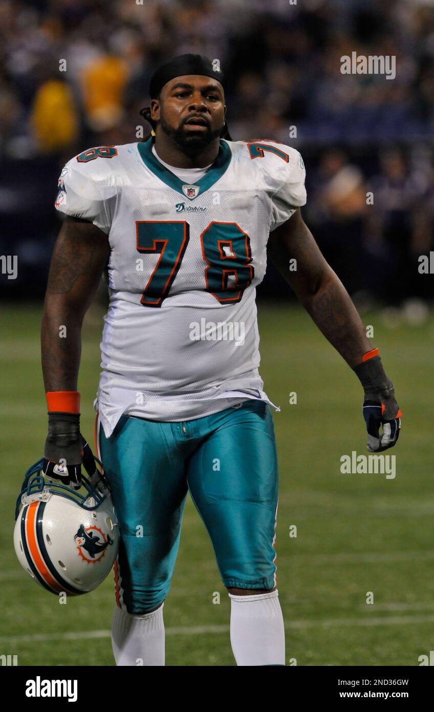 Miami Dolphins defensive tackle Tony McDaniel during the second half of ...