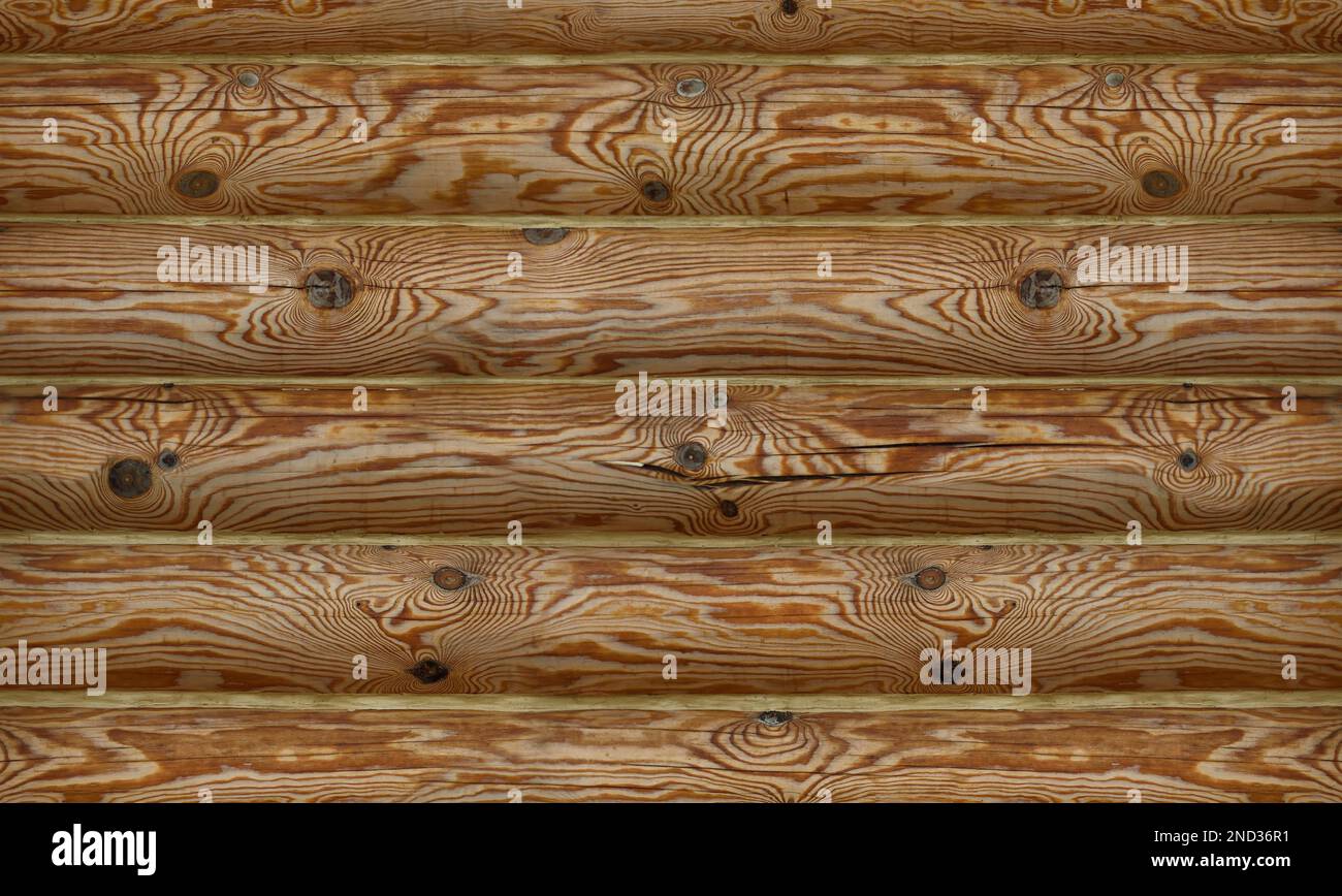 seamless background old log wall Stock Photo - Alamy