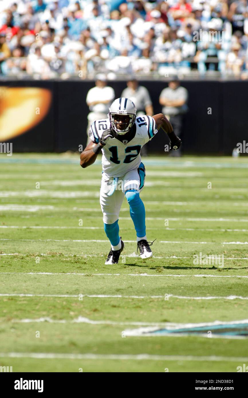 Carolina Panthers' David Gettis (12) during the first half of an NFL ...