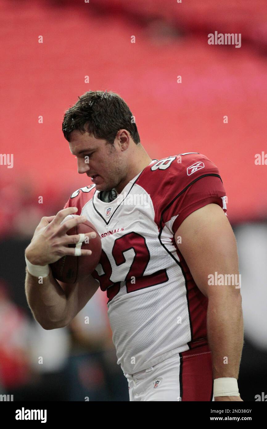 Atlanta Falcons' Joe Zelenka is shown before their NFL football game ...