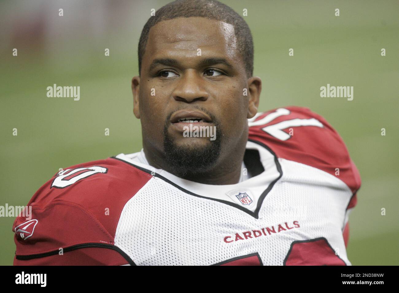 Arizona Cardinals guard Rex Hadnot (70) gets loose before anNFL ...