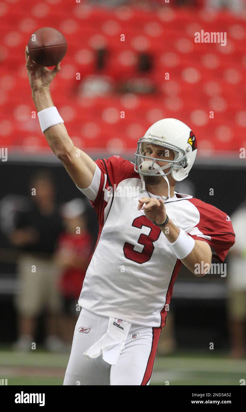 Arizona Cardinals quarterback Derek Anderson (3)is shown piror toi an ...