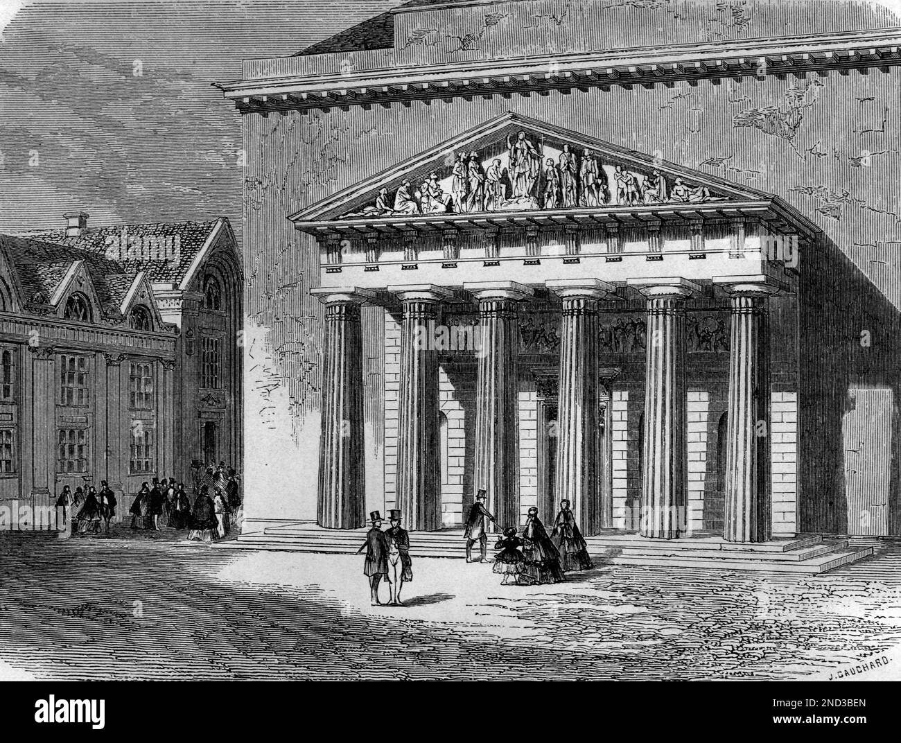 Neoclassical Entrance Porch to the Church of Our Lady Copenhagen, or ...