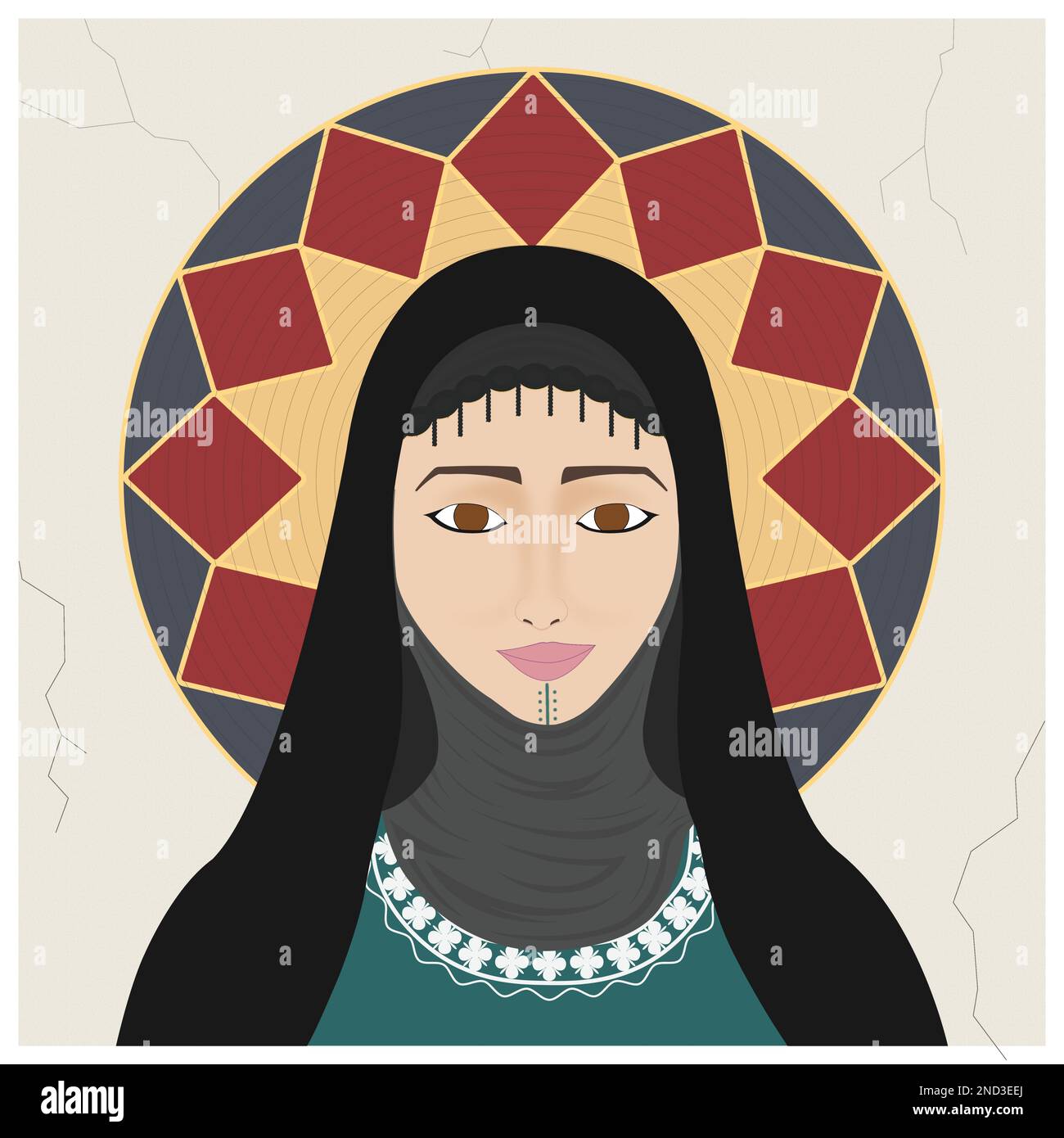 Iraqi woman Stock Vector Images - Alamy