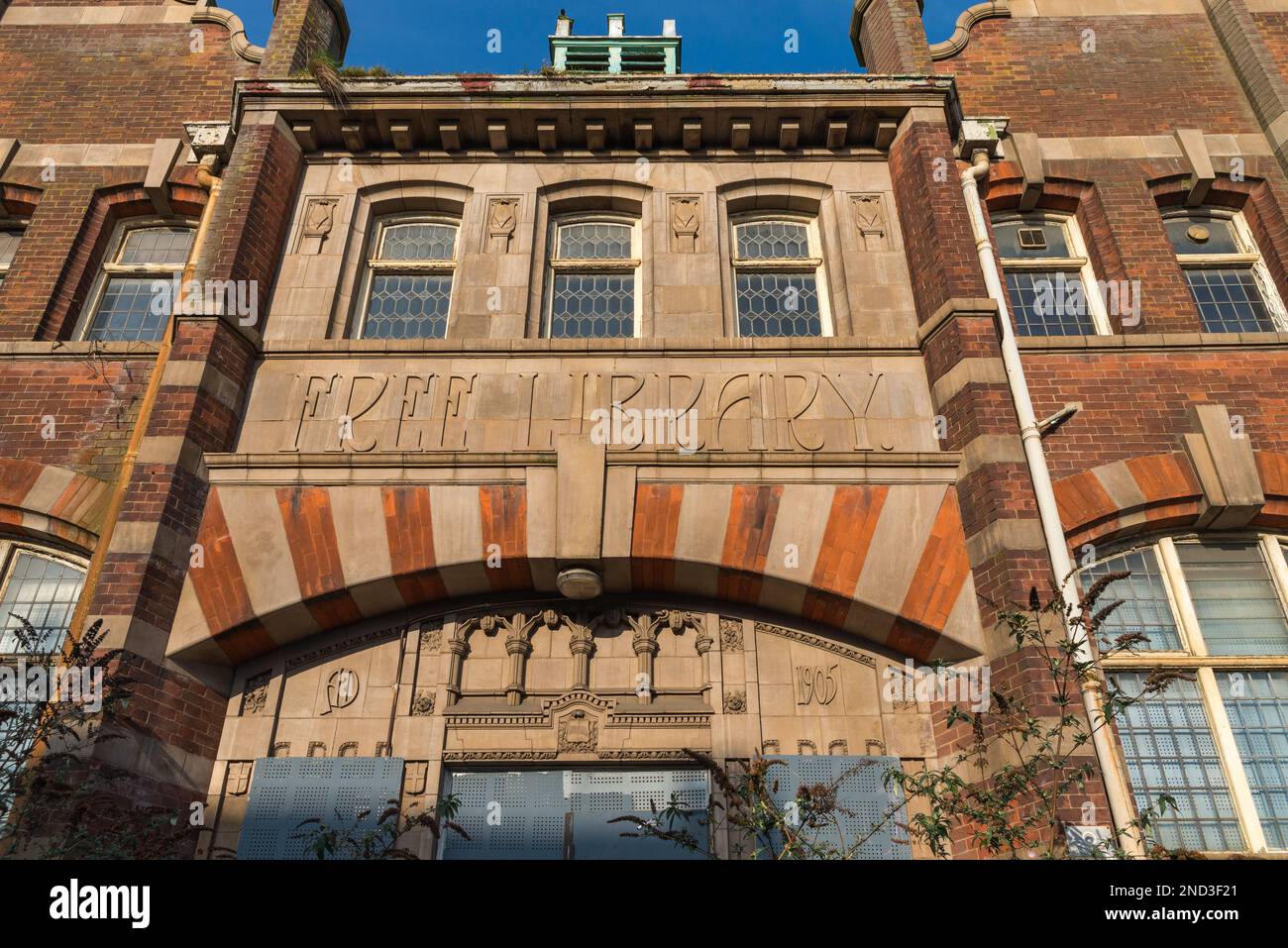The old Selly Oak Free Library building which was built in 1905 Stock ...