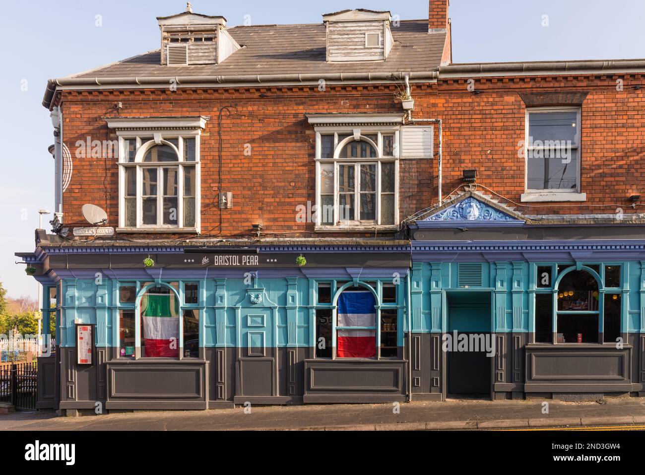 The Bristol Pear pub on the Bristol Road, Selly Oak, Birmingham is ...