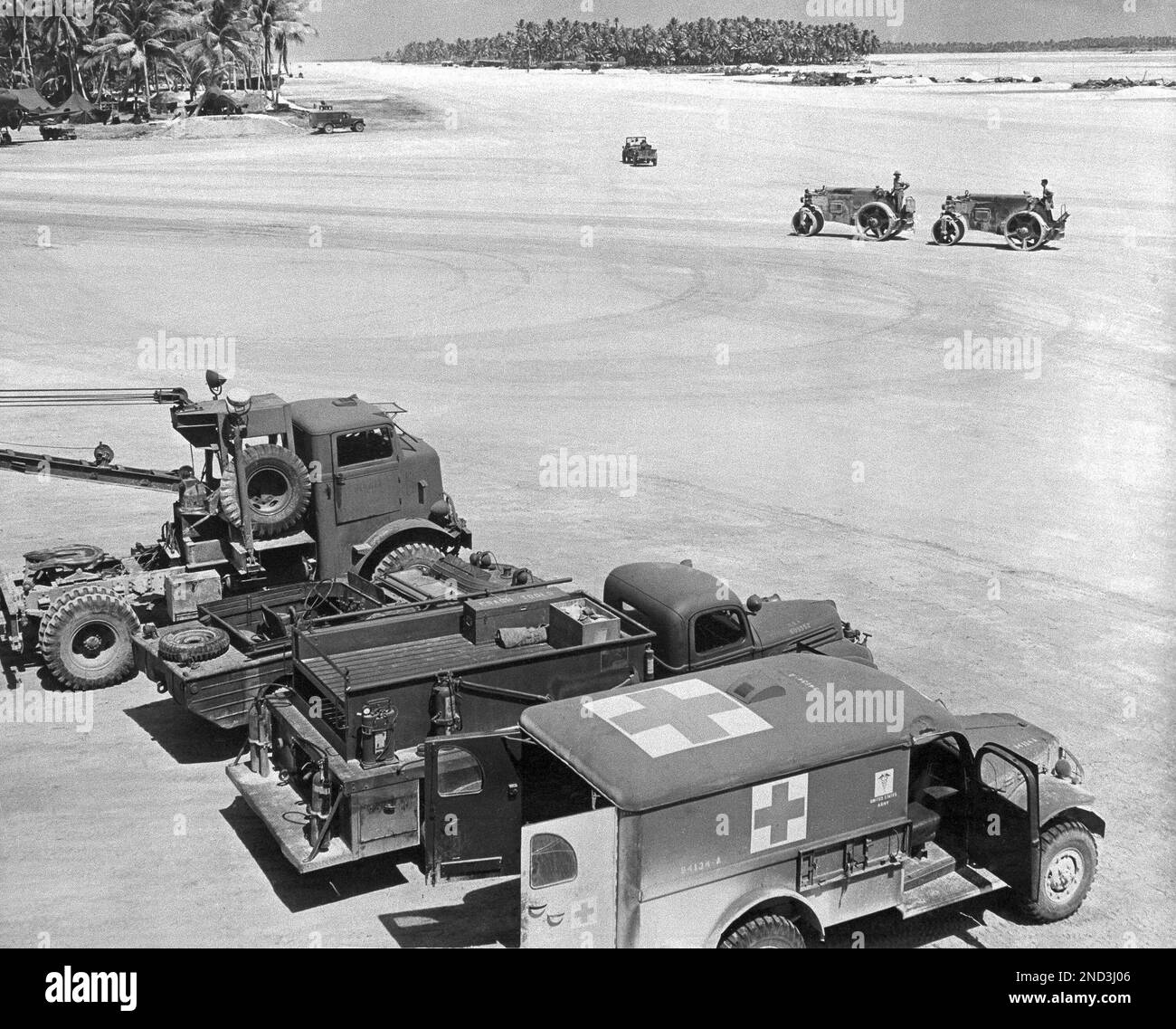 Mullinnix Field atTarawa, Gilbert Islands, Kiribati 1944. (AP Photo ...