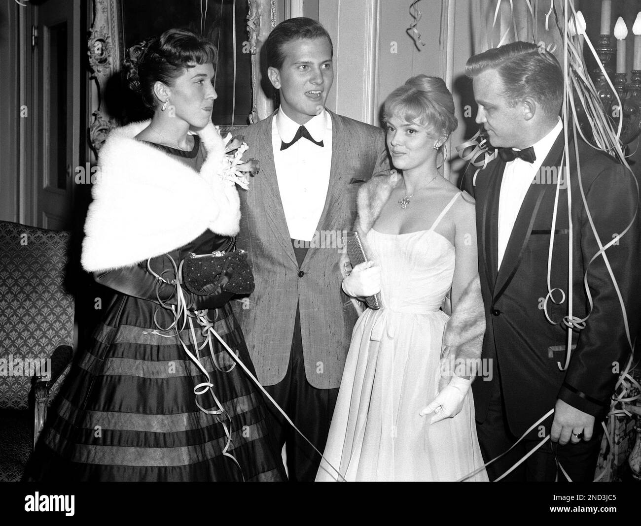 Singer Pat Boone and his wife Shirley, left, pose with Bing Crosby’s ...