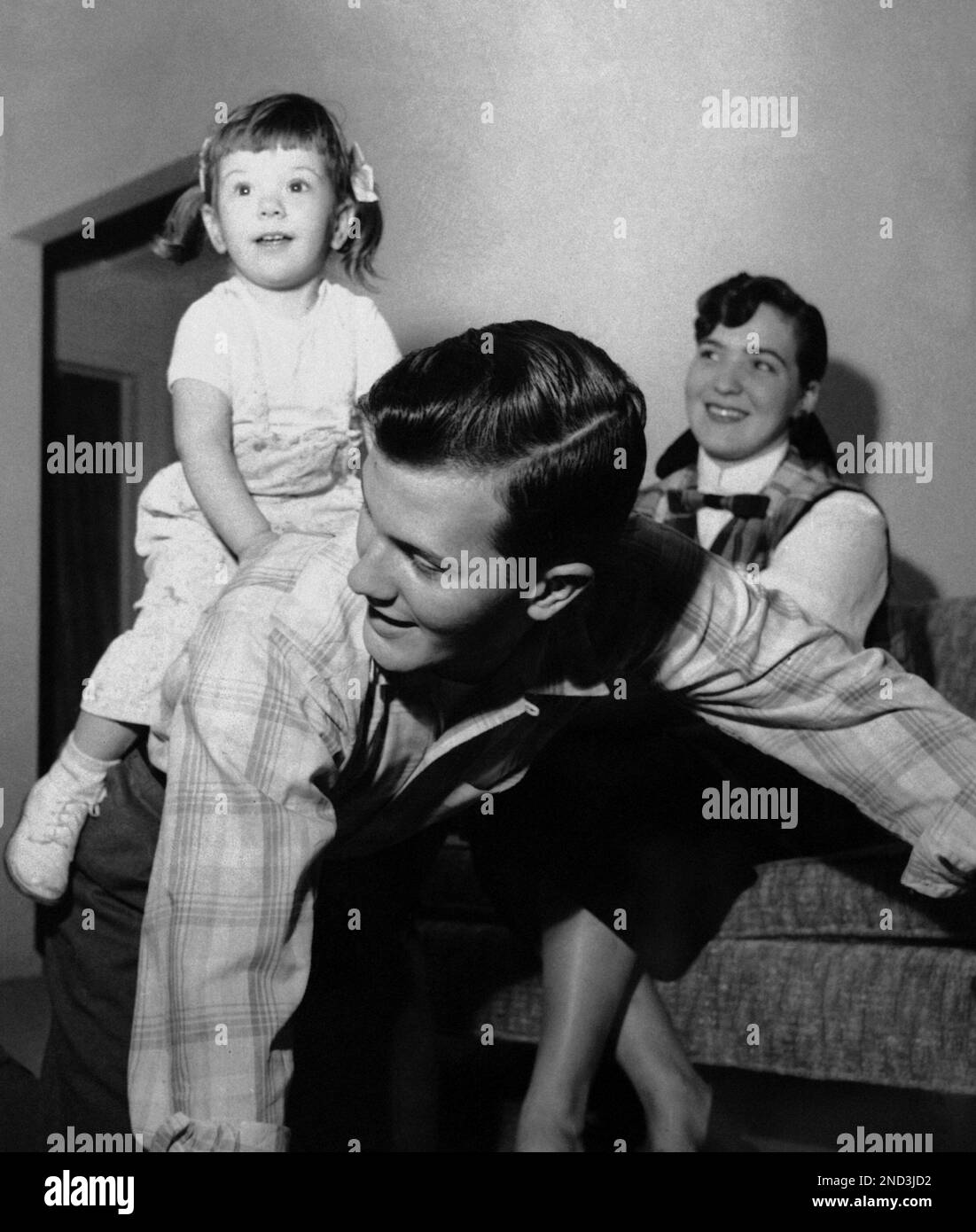 “Giddyap, Daddy,” says pop singer Pat Boone’s eldest daughter Cherry ...