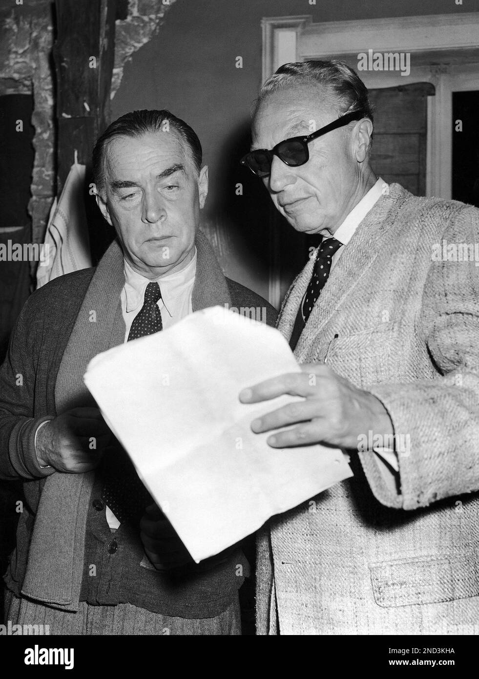 Famous German author and playwright Erich Maria Remarque, gives his ...