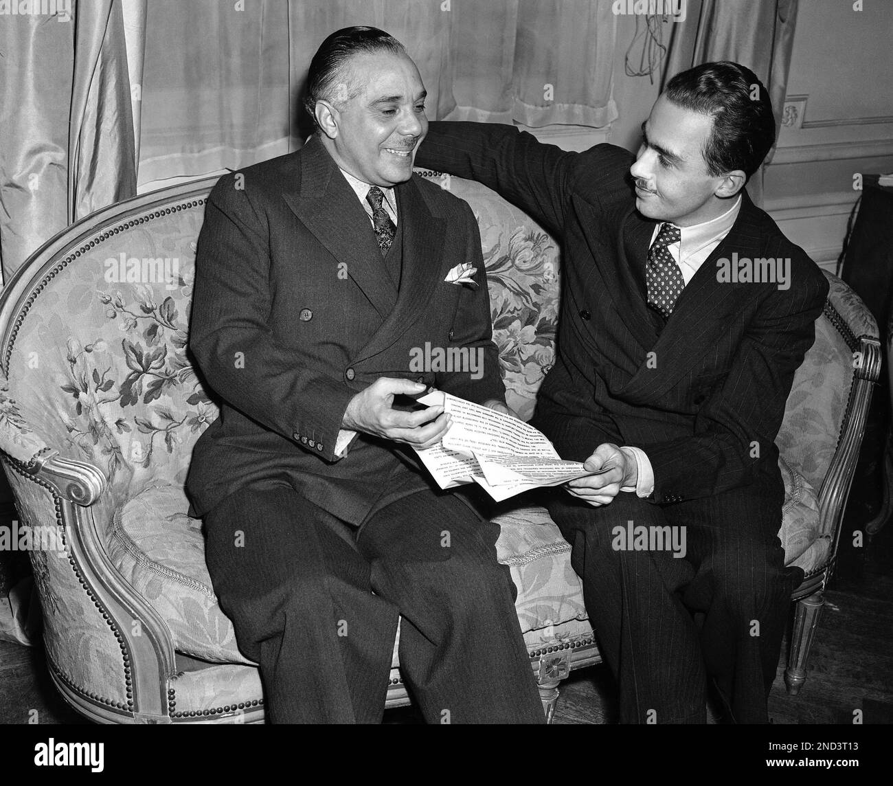 Generalissimo Rafael L. Trujillo, left, former President of the ...