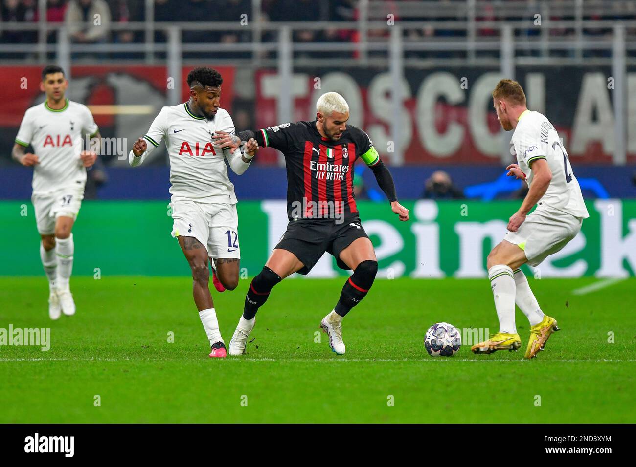 Milano, Italy. 14th Feb, 2023. Theo Hernandez (19) of AC Milan and ...