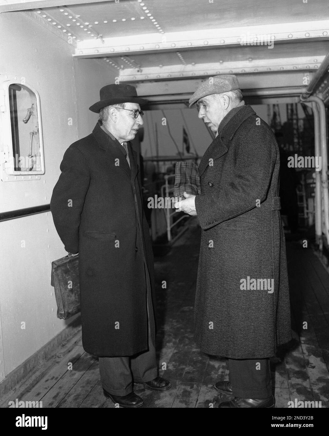 The Danish atomic expert and Nobel Prize winner, professor Niels Bohr ...