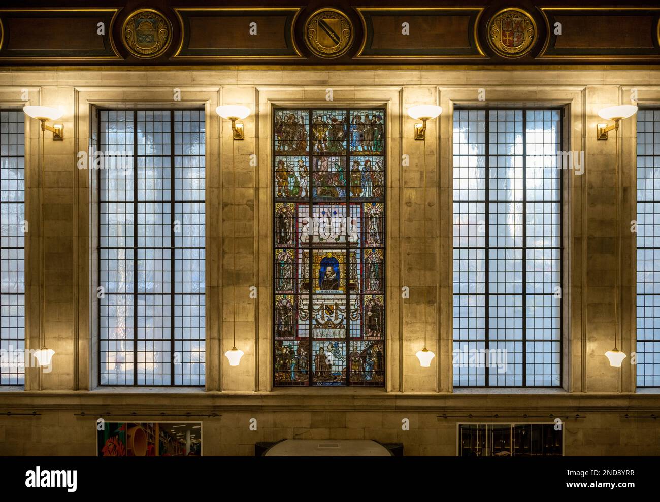 Shakespeare stained glass window designed by Robert Anning Bell ...